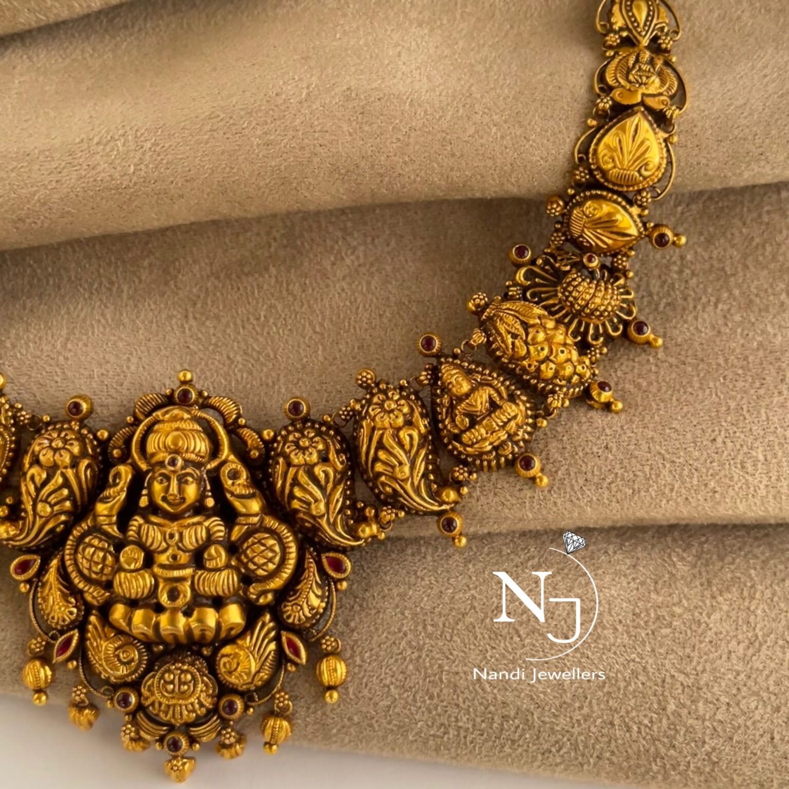 Gold polki Necklace 362 – Nandi Jewels