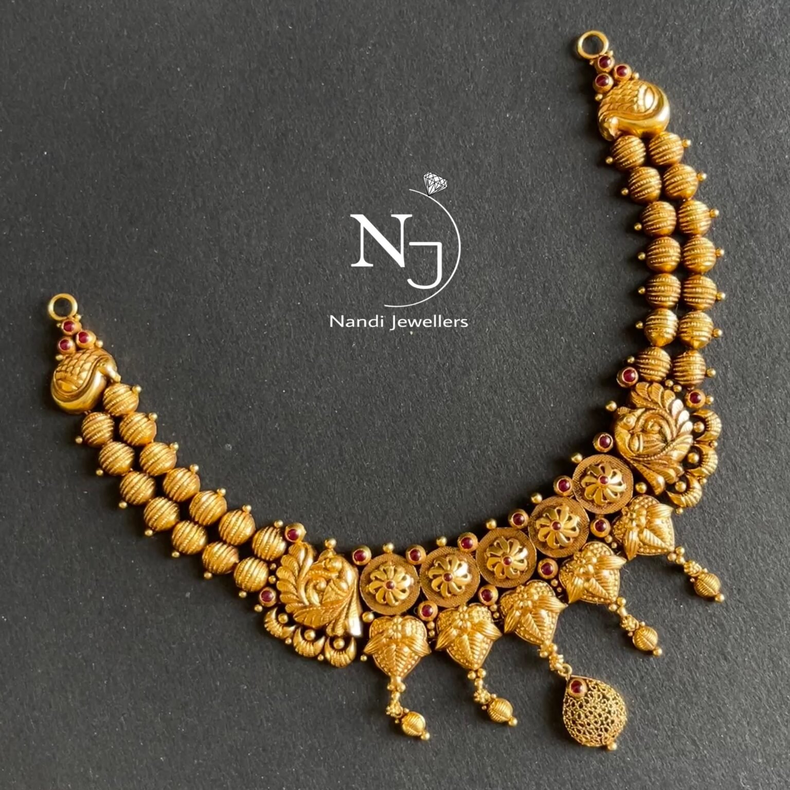 Gold polki Necklace 362 – Nandi Jewels